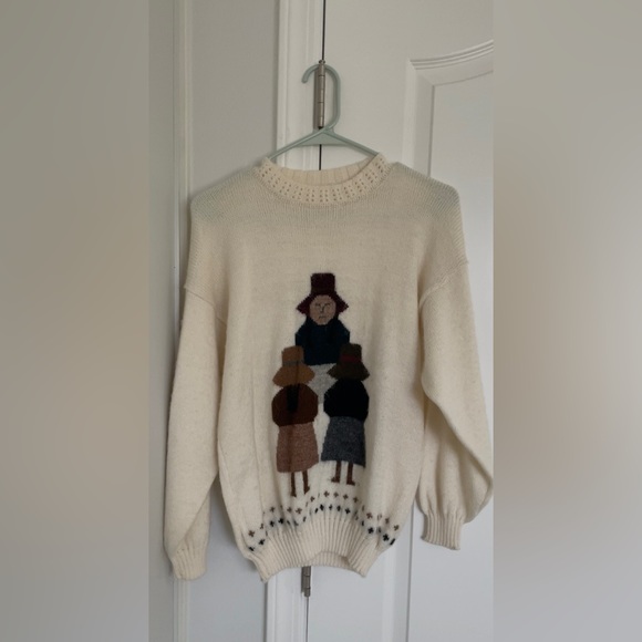 alpaca | Sweaters | Peru Handmade Alpaca Knit Sweaterwomen With Braids ...